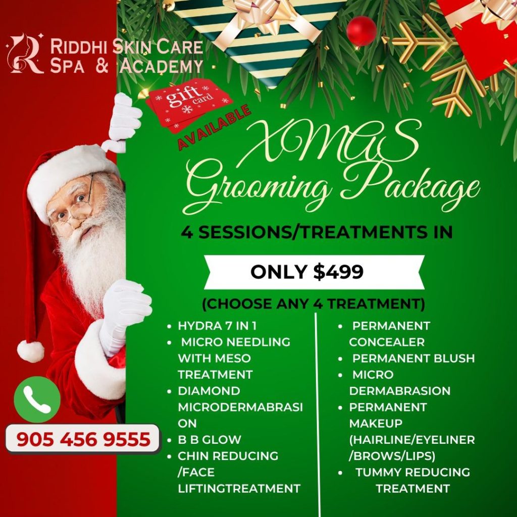 Christmas Special Spa Deal - Riddhi Skin Care Spa & Academy